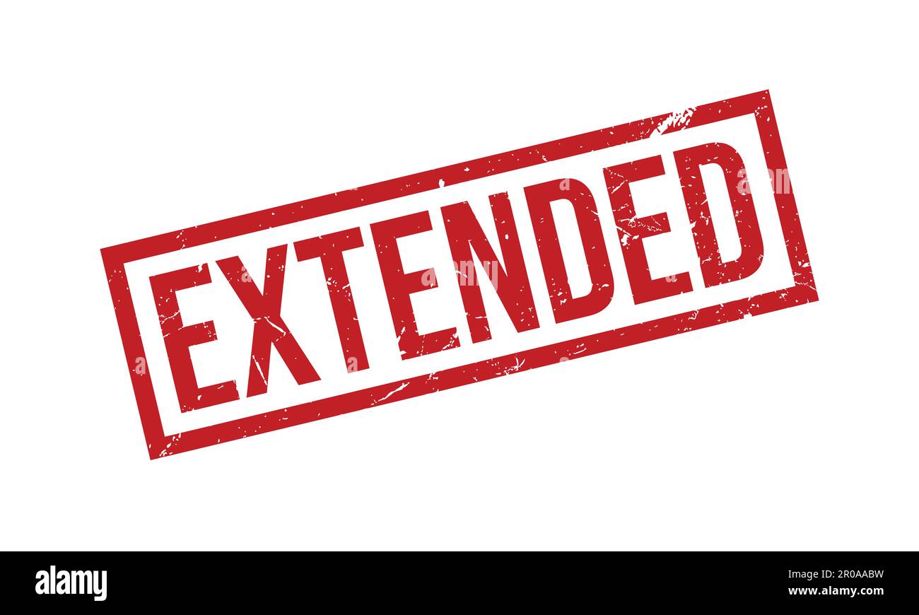 Extended Rubber Stamp. Extended Grunge Stamp Seal Vector Illustration ...