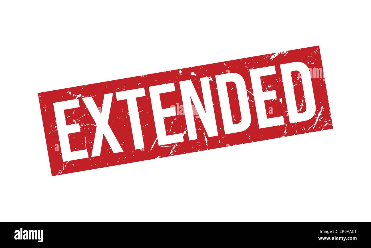 Extended Rubber Stamp. Extended Grunge Stamp Seal Vector Illustration Stock Vector Image & Art ...