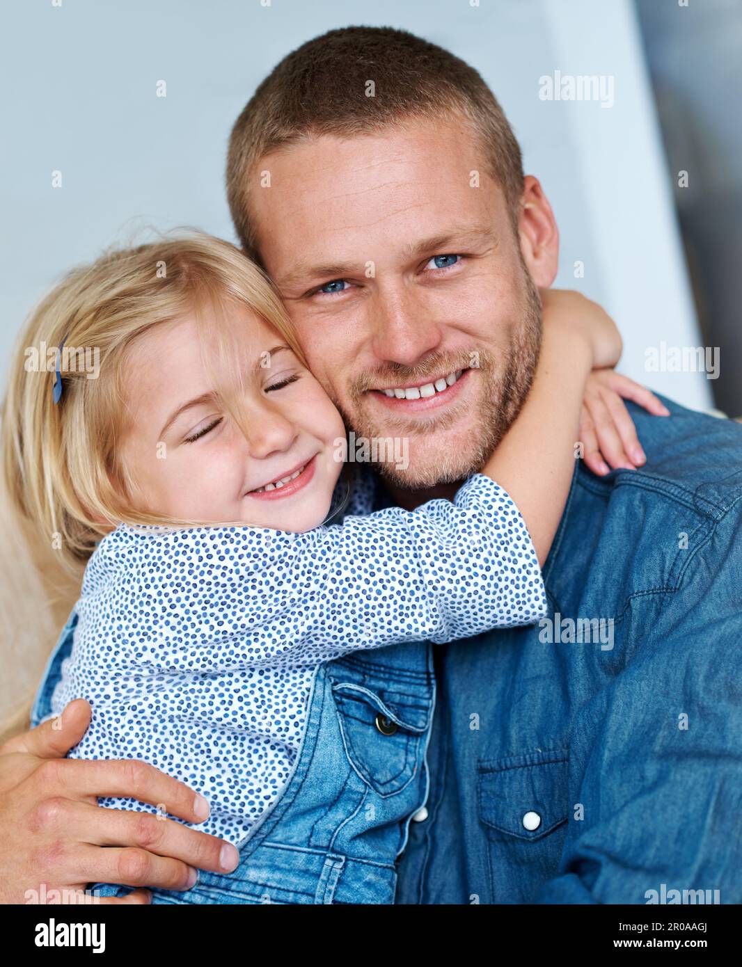 Hell always be there for her. Portrait of an adorable little girl ...