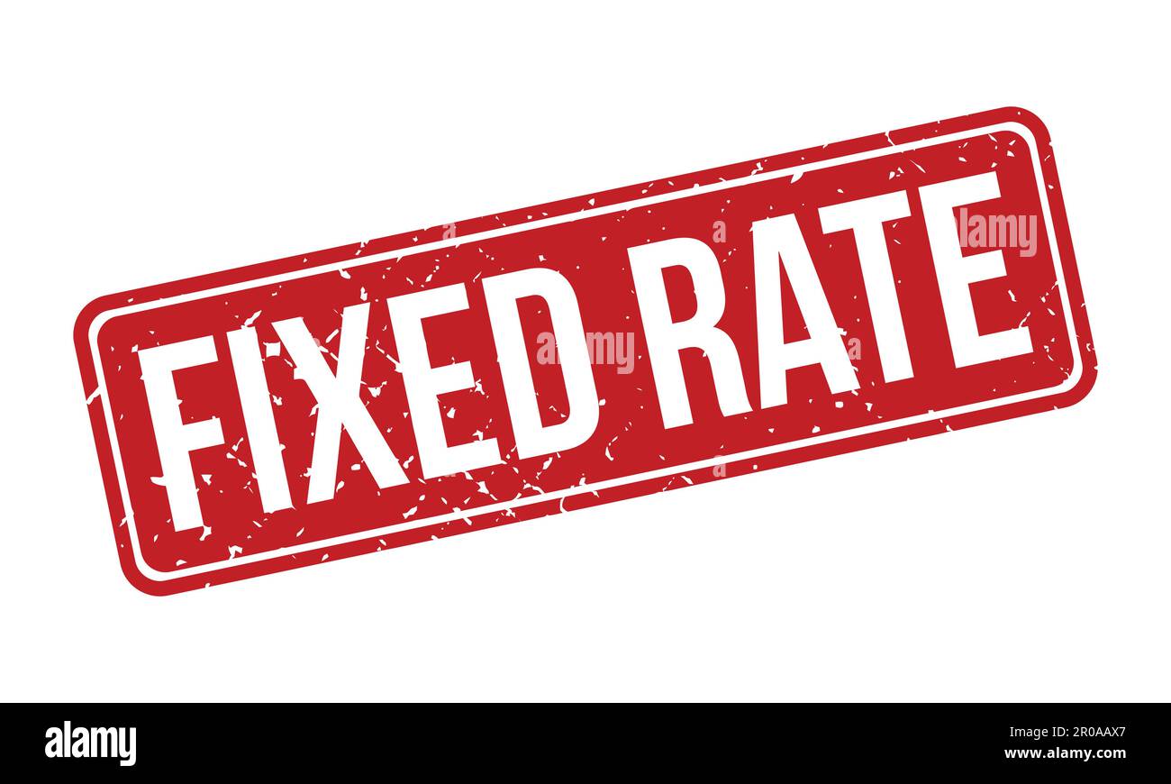 Fixed rate vector vectors Stock Vector Images - Alamy