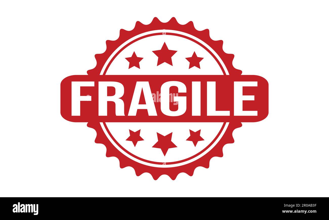 Fragile Rubber Stamp Seal Vector Stock Vector Image & Art - Alamy