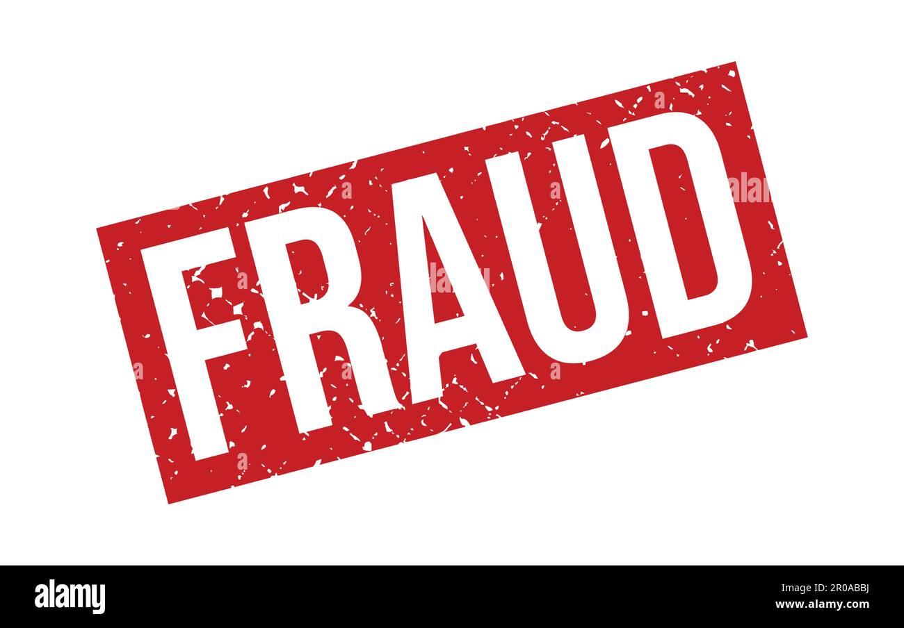 Grunge red fraud word hi-res stock photography and images - Alamy