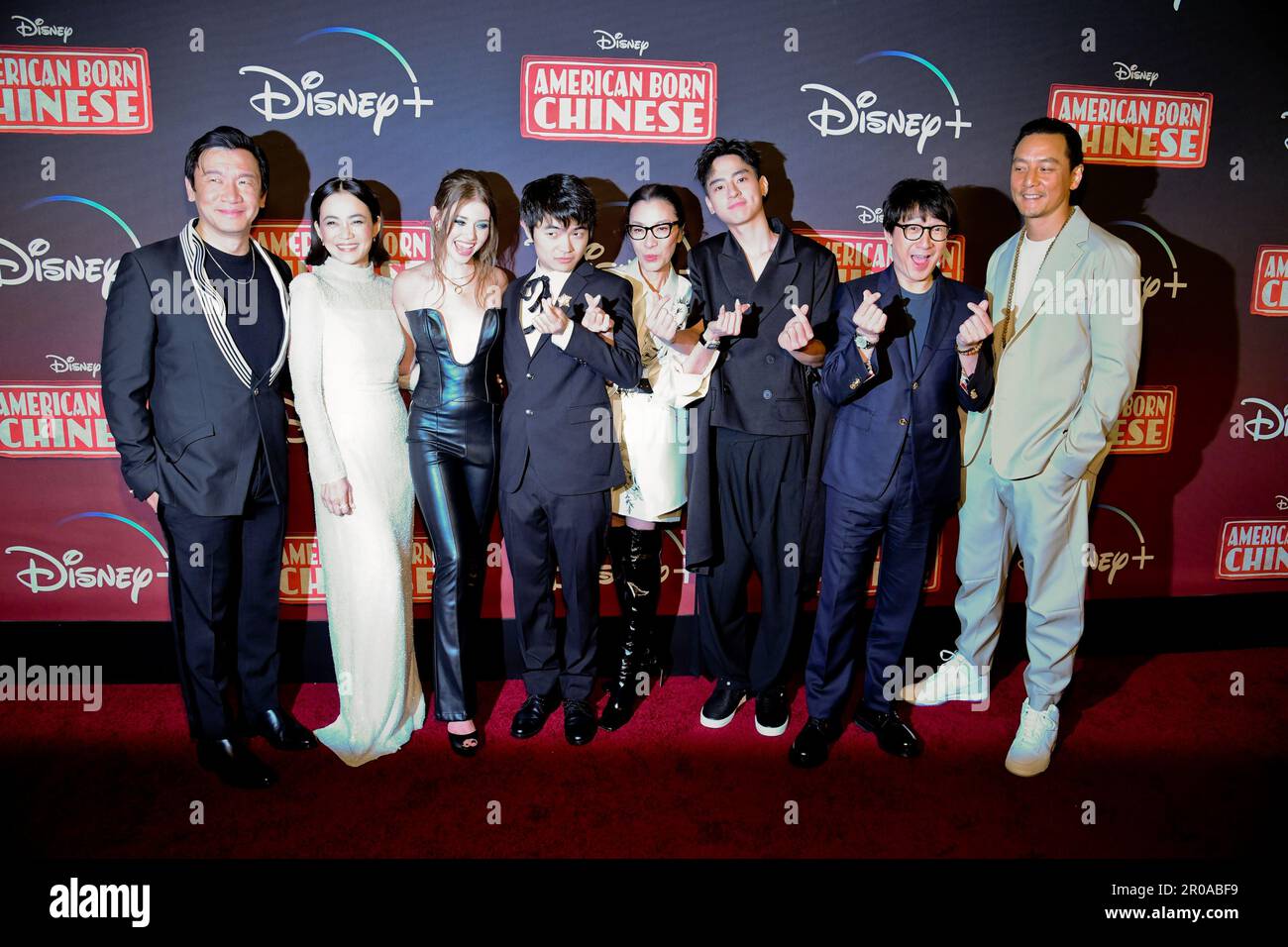 New York, USA. 07th May, 2023. Chin Han, Yeo Yann Yann, Sydney Taylor ...