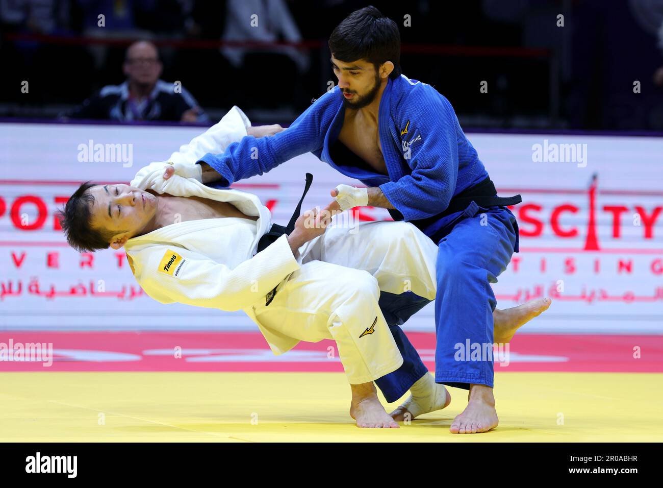 Ali Bin Hamad Al Attiyah Arena, Doha, Qatar. 7th May, 2023. (L-R) Naohisa Takato (JPN), Turan ...