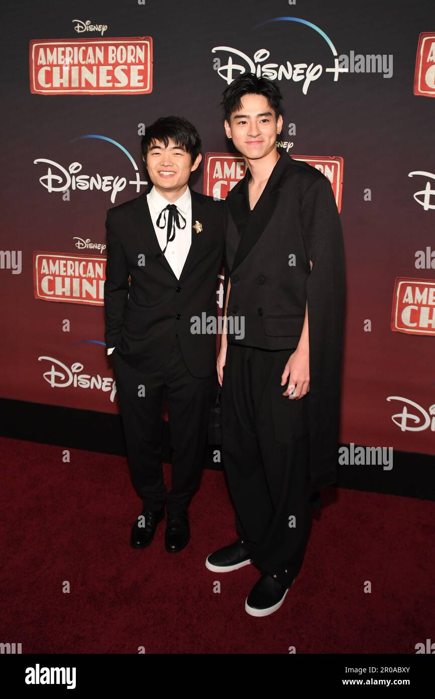 New York, USA. 07th May, 2023. Ben Wang and Jimmy Liu walking the red ...