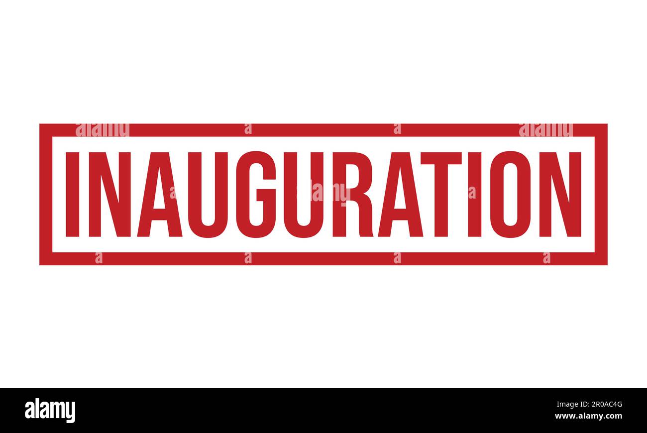 Inauguration Rubber Stamp. Inauguration Grunge Stamp Seal Vector ...