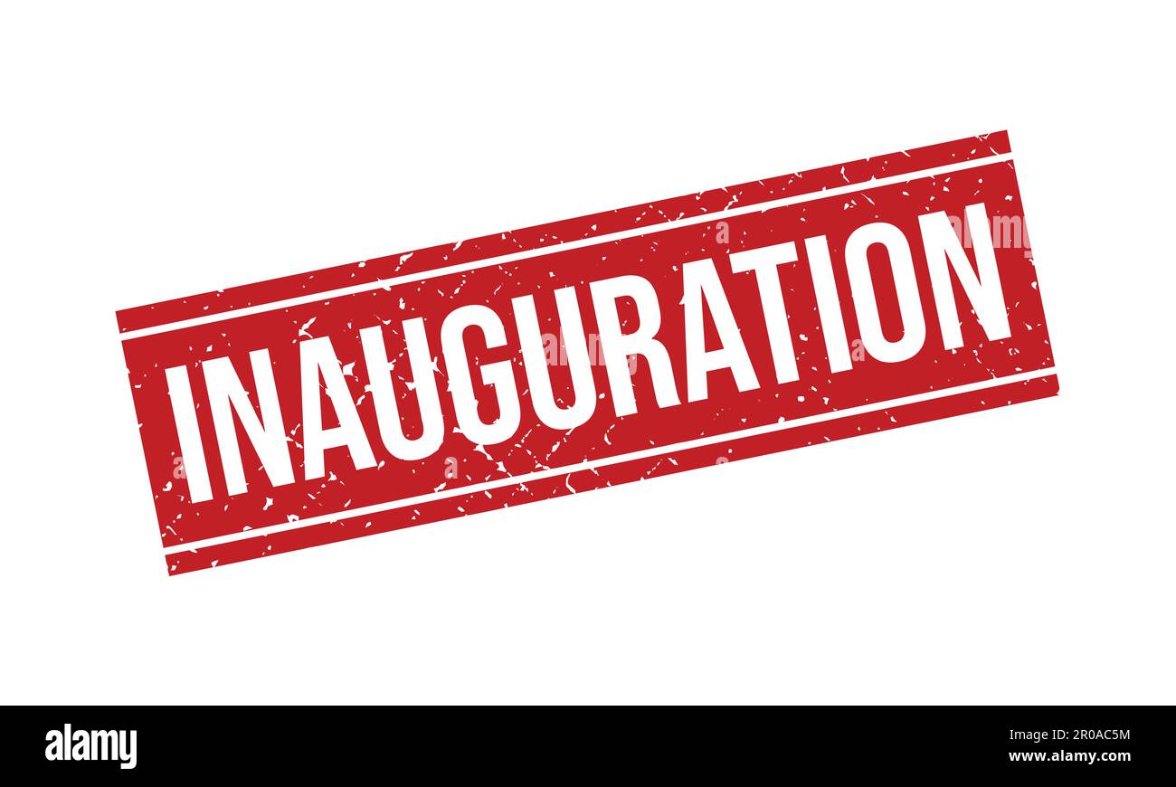 Inauguration Rubber Stamp. Inauguration Grunge Stamp Seal Vector ...