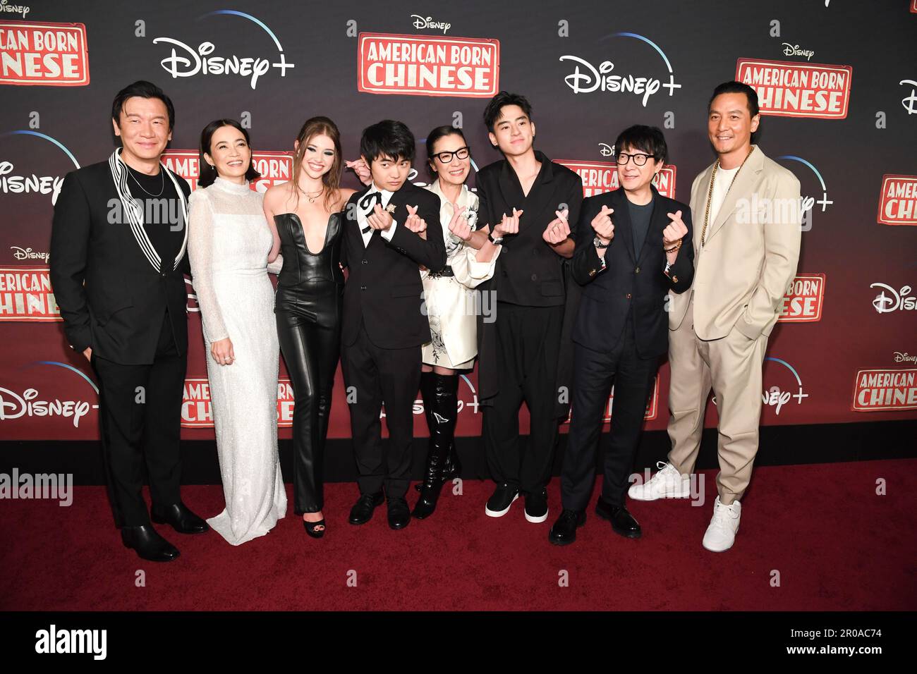 New York, USA. 07th May, 2023. Chin Han, Yeo Yann Yann, Sydney Taylor ...