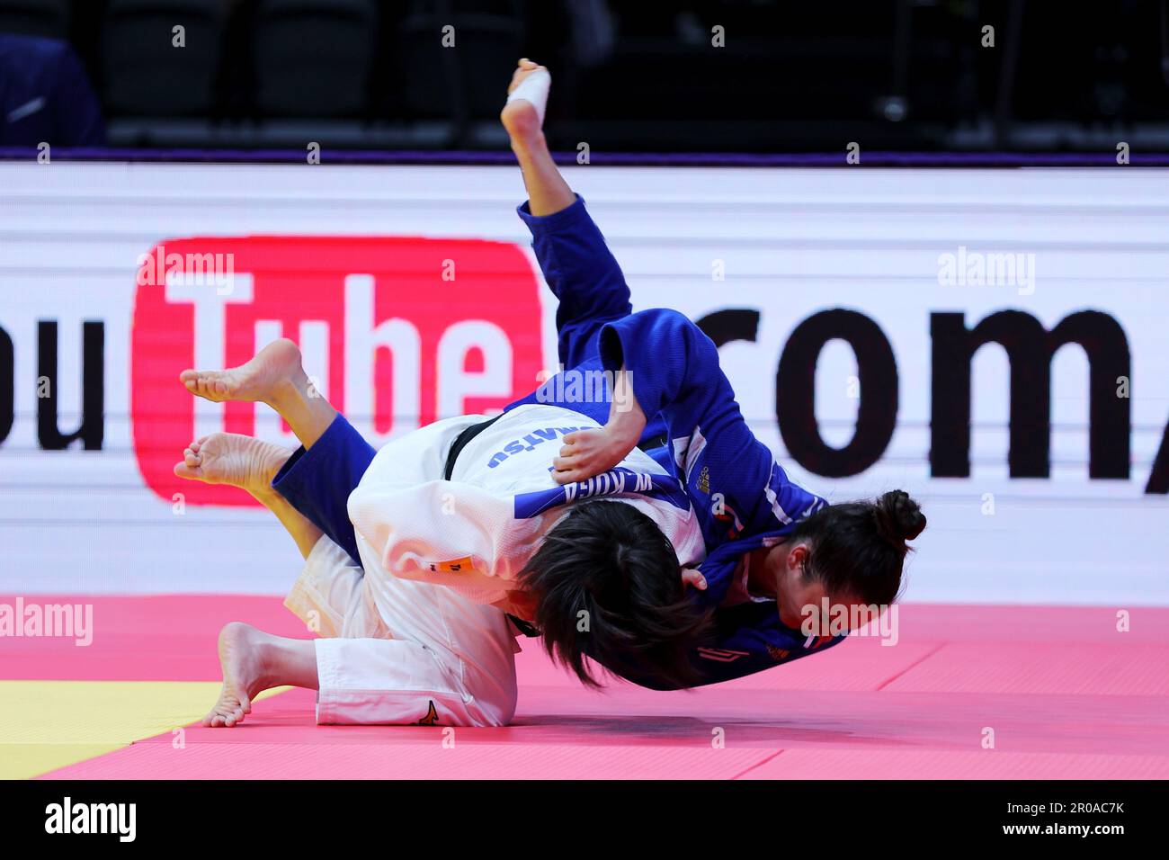 Ali Bin Hamad Al Attiyah Arena, Doha, Qatar. 7th May, 2023. (L-R) Wakana Koga (JPN), Blandine ...