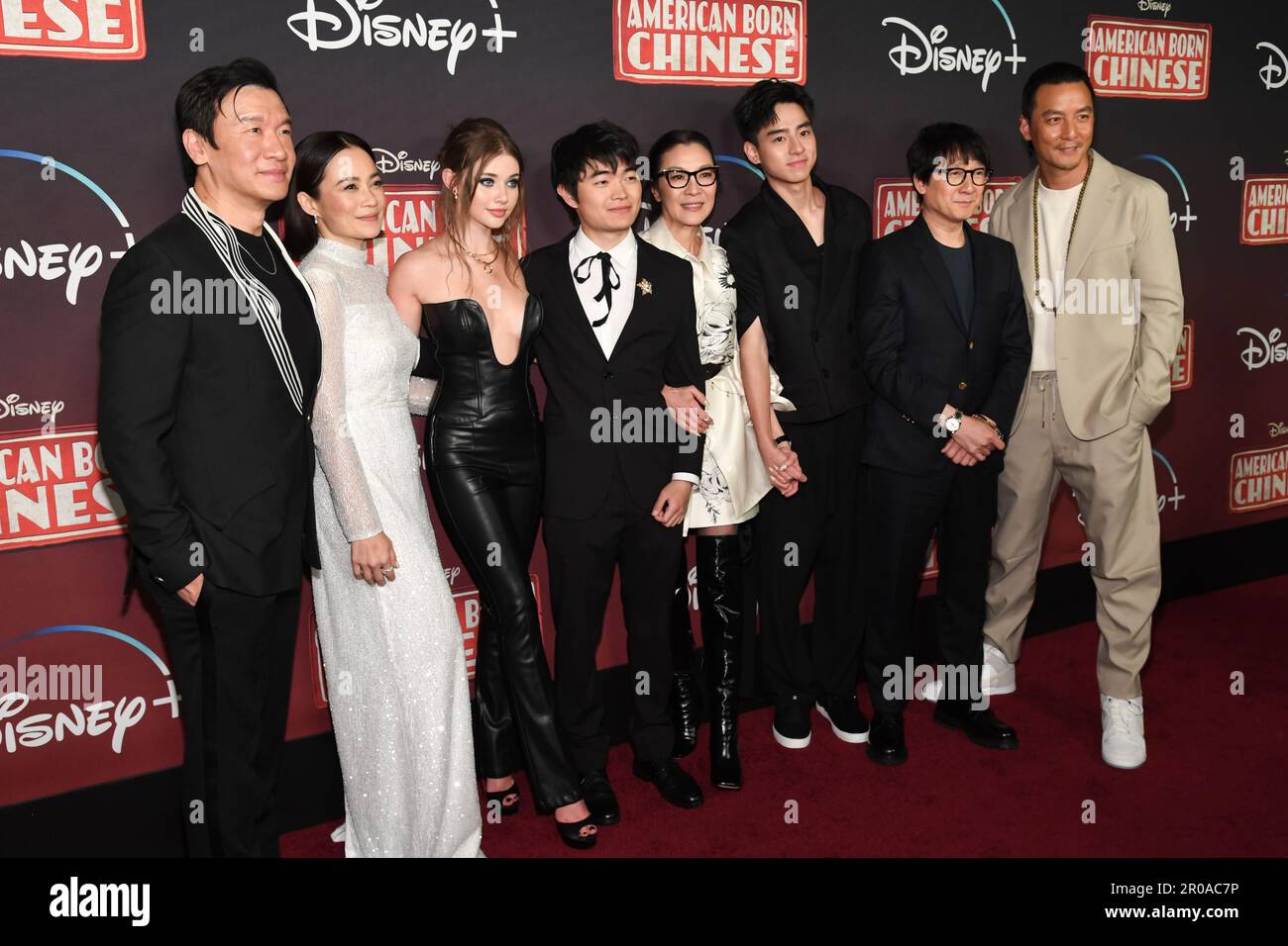 New York, USA. 07th May, 2023. Chin Han, Yeo Yann Yann, Sydney Taylor ...