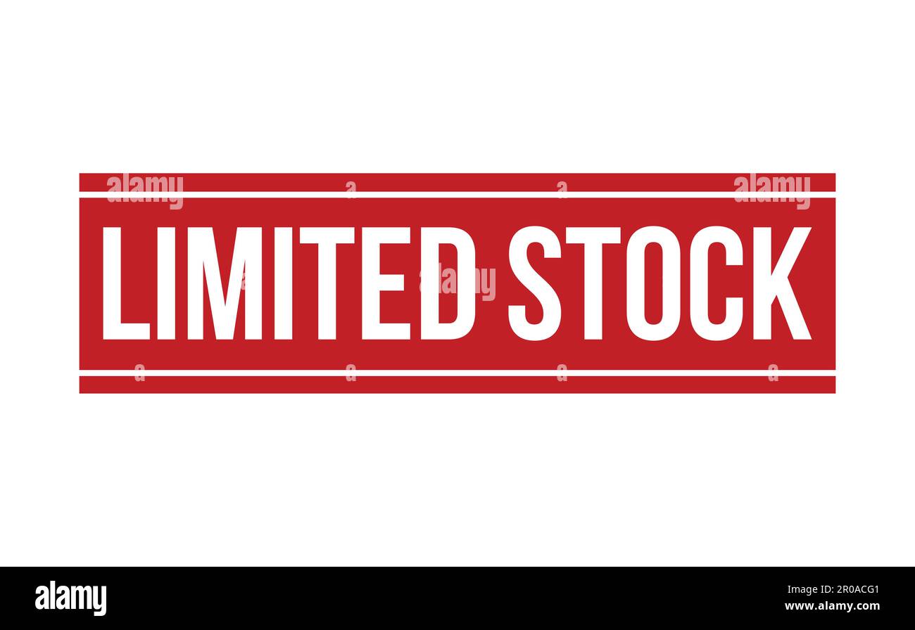 Limited Stock Rubber Stamp. Red Limited Stock Rubber Grunge Stamp Seal ...