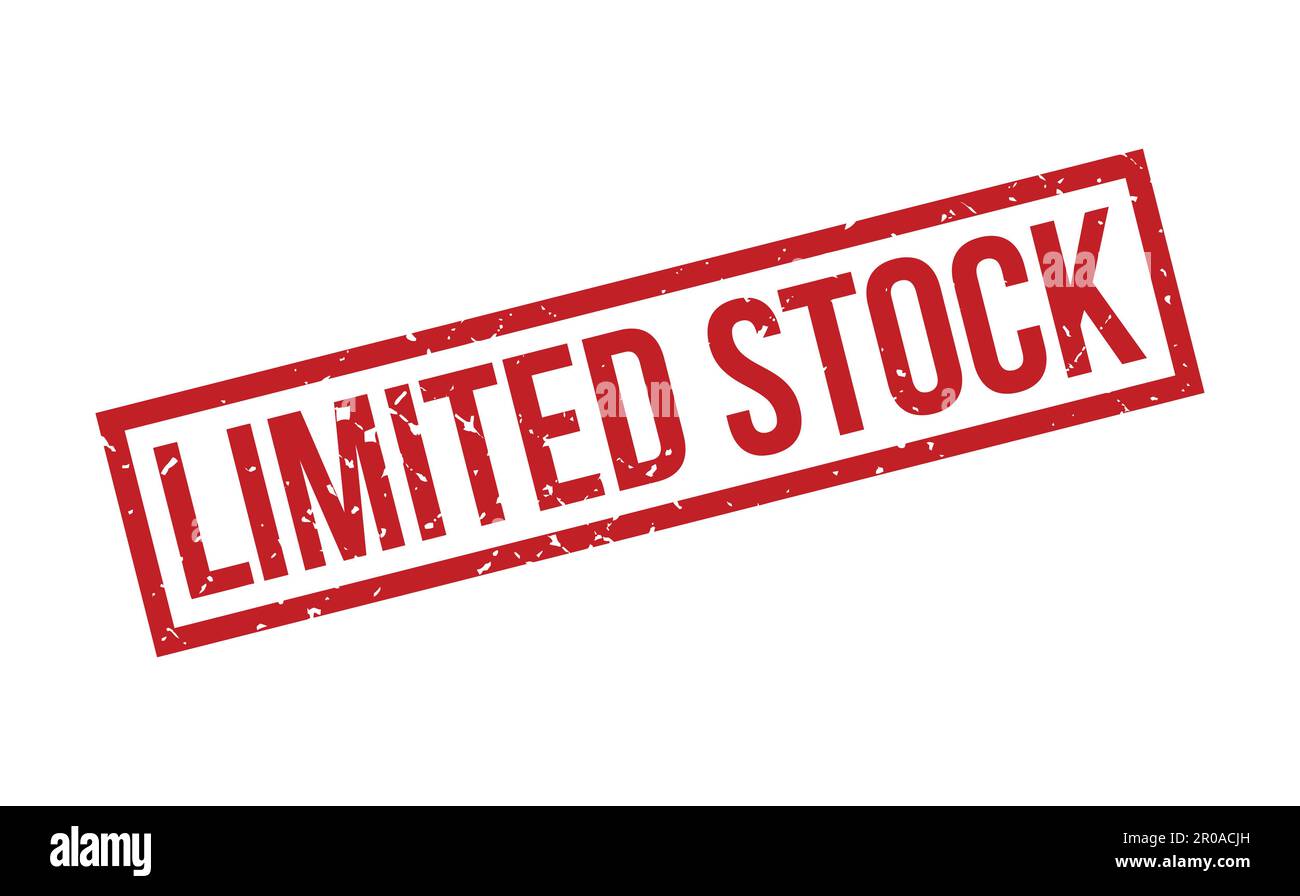 Limited Stock Rubber Stamp. Red Limited Stock Rubber Grunge Stamp Seal ...