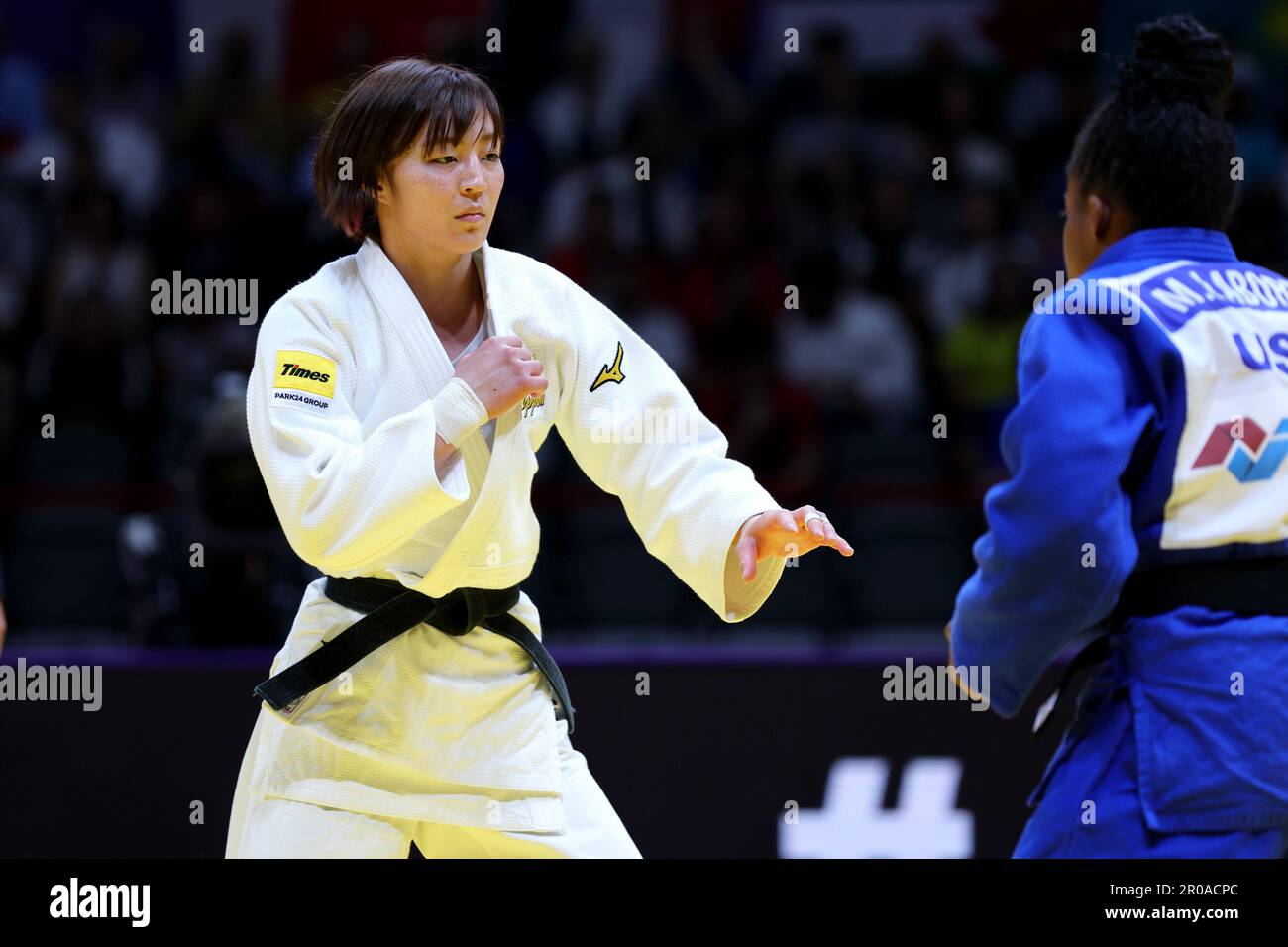 Ali Bin Hamad Al Attiyah Arena, Doha, Qatar. 7th May, 2023. (L-R ...