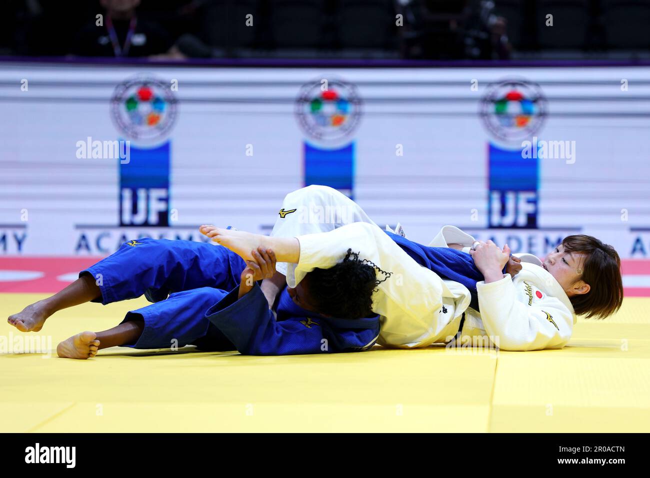 Ali Bin Hamad Al Attiyah Arena, Doha, Qatar. 7th May, 2023. (L-R) Maria ...