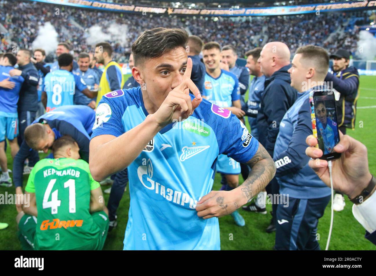 Saint Petersburg, Russia. 07th May, 2023. Gustavo Mantuan (31), Zenit ...