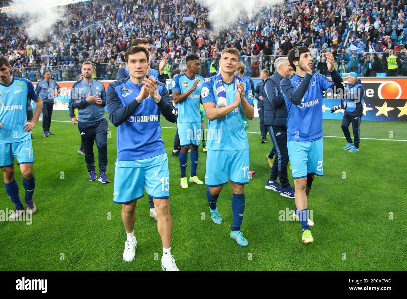 Saint Petersburg, Russia. 07th May, 2023. Arsen Adamov (23), Vyacheslav ...