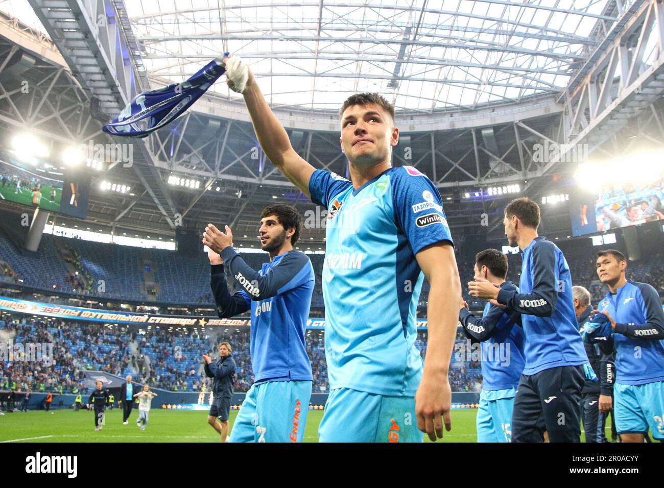 Saint Petersburg, Russia. 07th May, 2023. Arsen Adamov (L), Andrey ...
