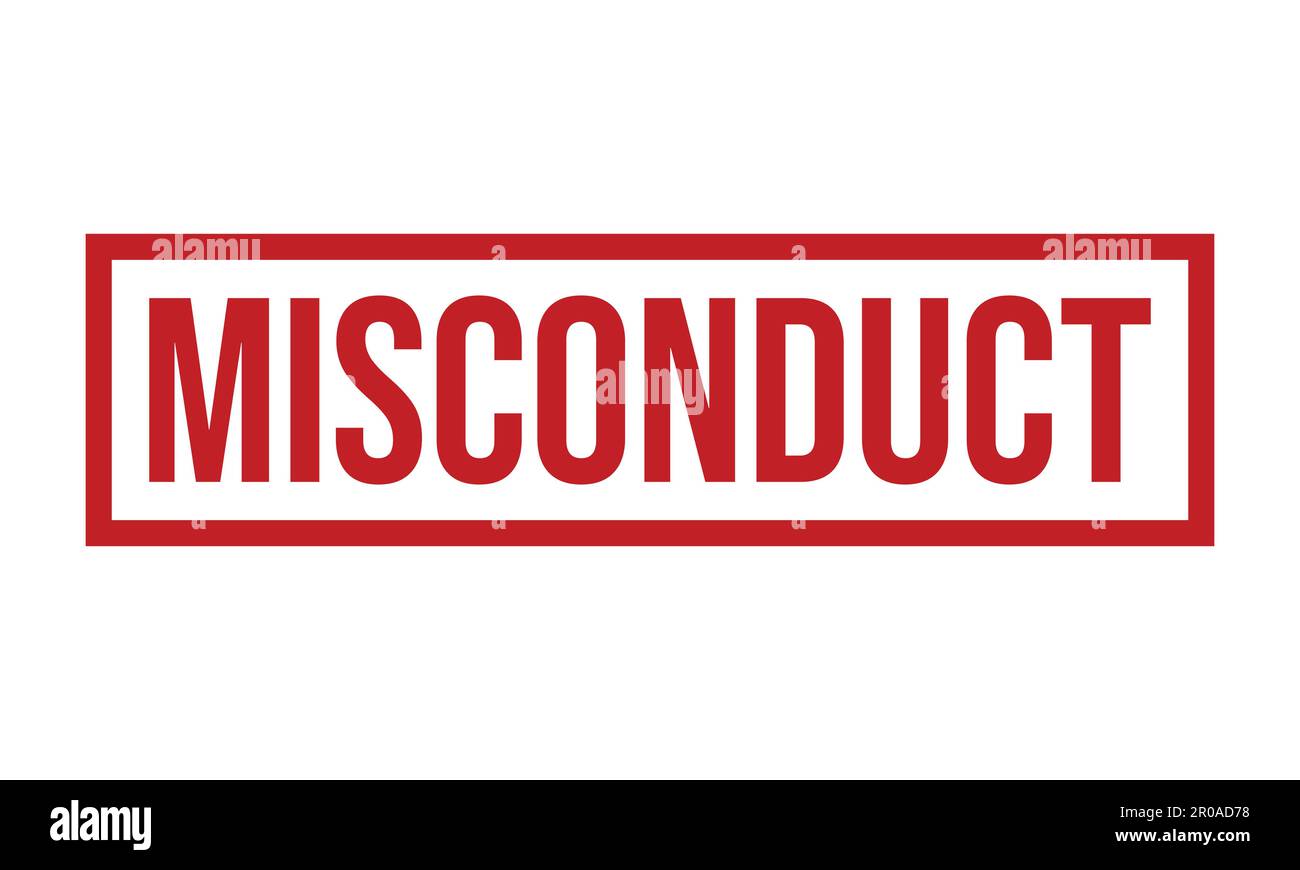 Misconduct background Stock Vector Images - Alamy