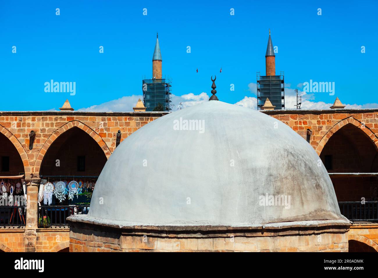 Buyuk Han Cupola in Nicosia Cyprus . Ottoman architecture Stock Photo ...
