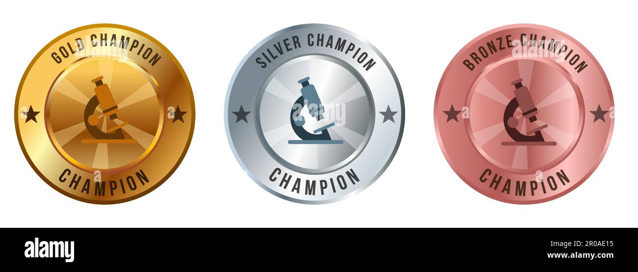 Microscope science laboratory biology competition gold silver bronze ...