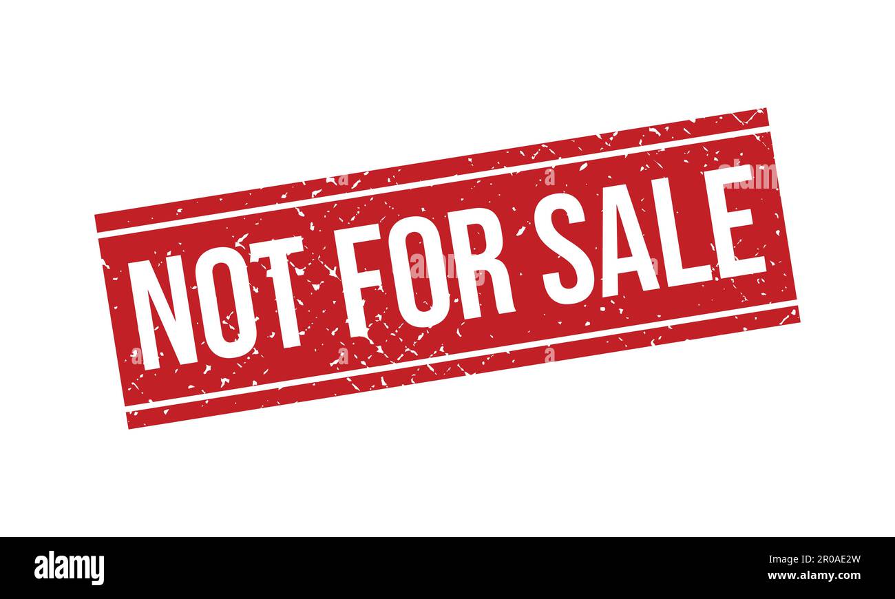 Not for sale Stock Vector Images - Alamy