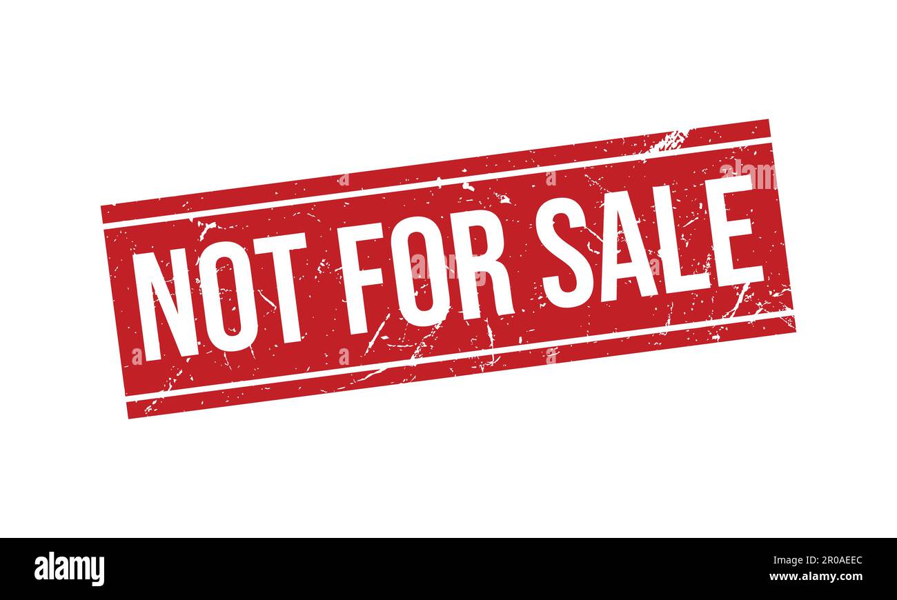 Not for sale Stock Vector Images - Alamy