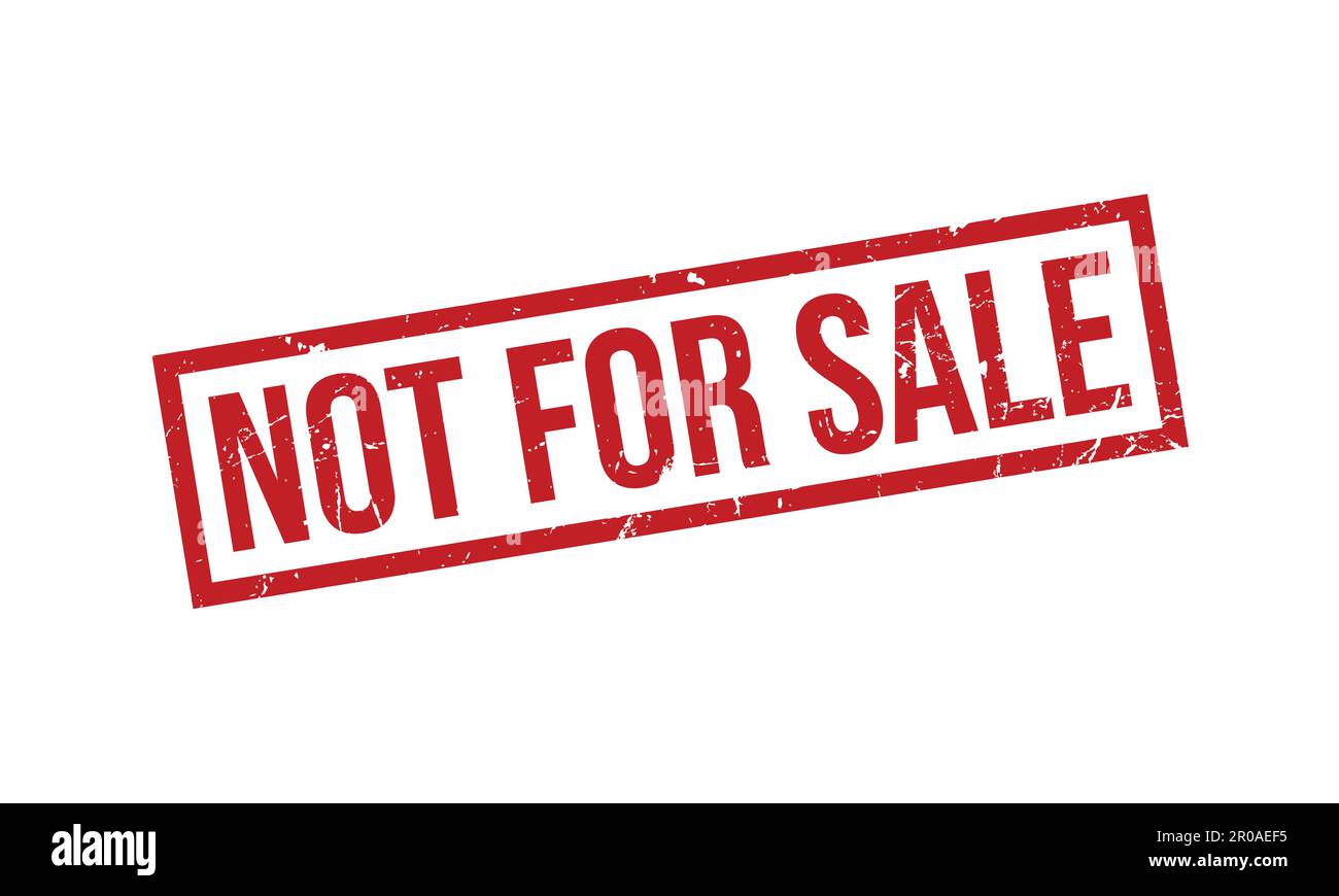 Not for sale Stock Vector Images - Alamy