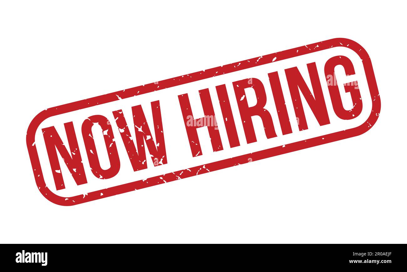 Now hiring sign Stock Vector Images - Alamy