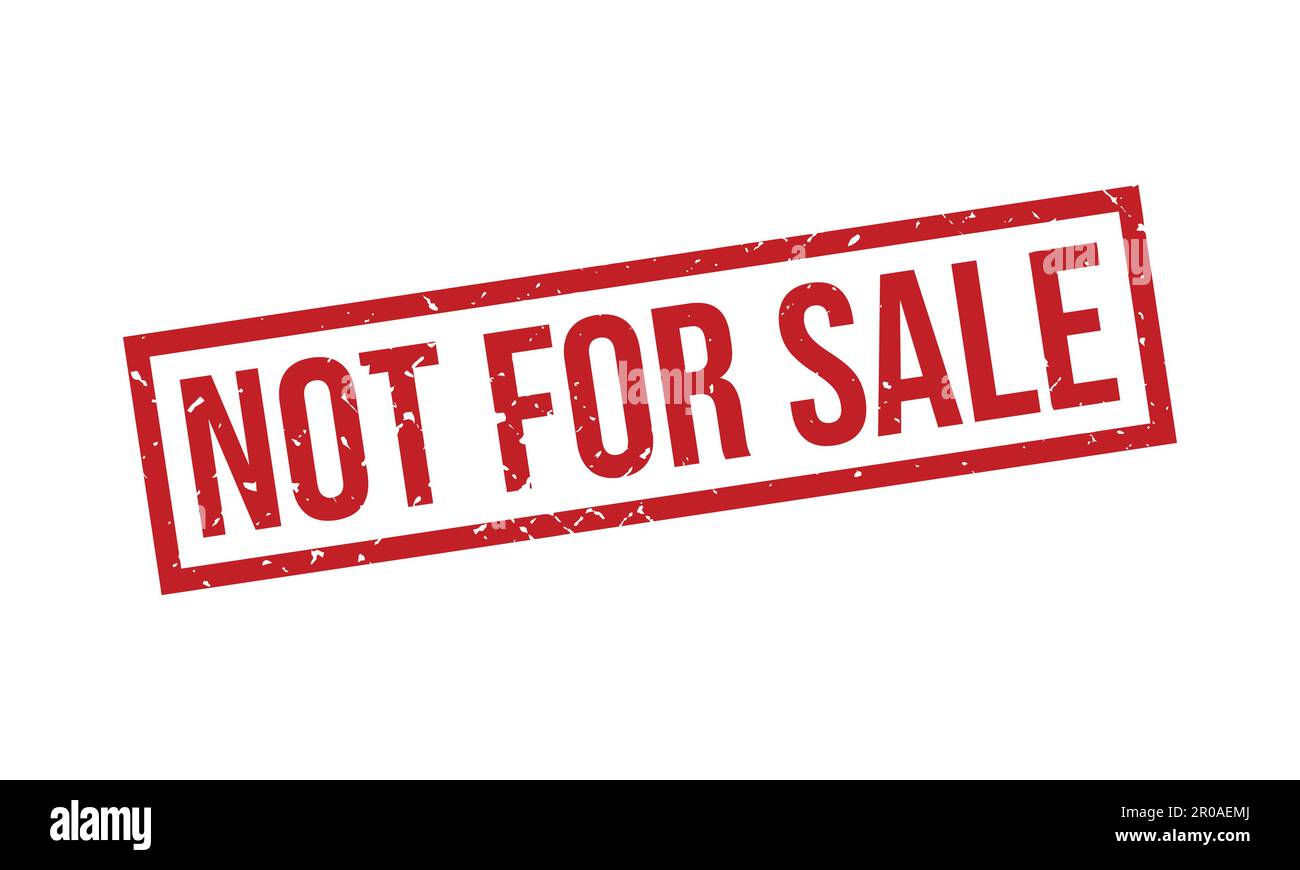 Not for sale Stock Vector Images - Alamy