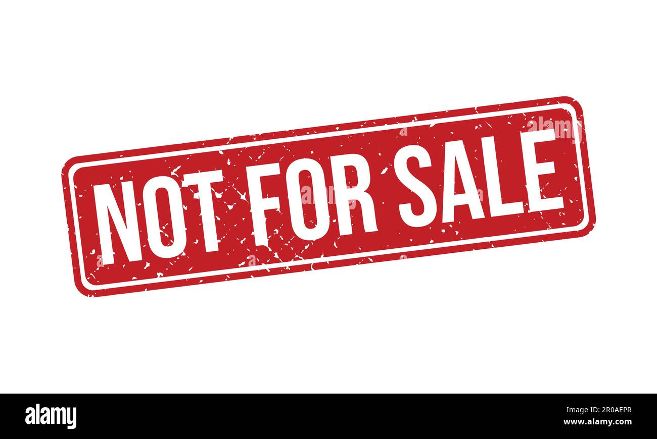 Not for sale Stock Vector Images - Alamy