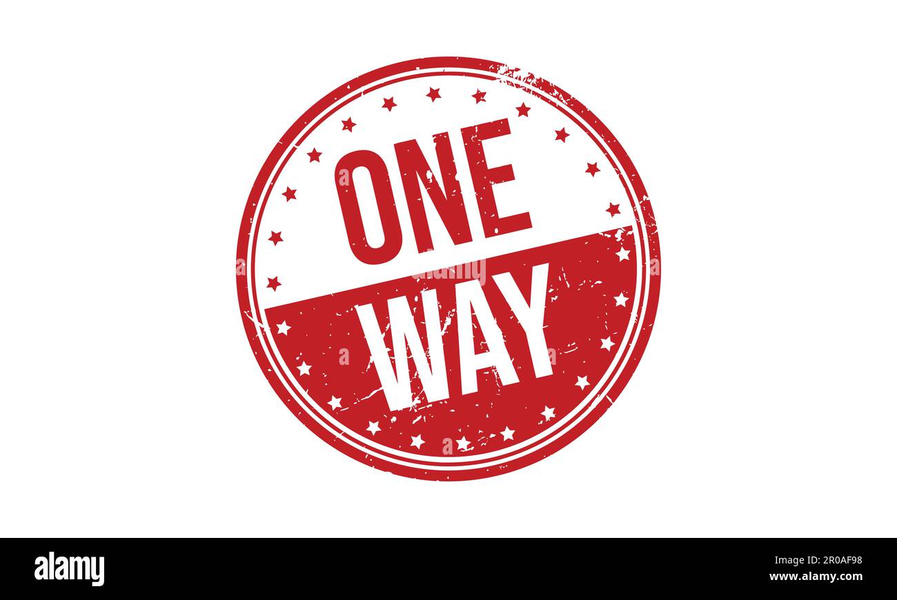 One way stamp hi-res stock photography and images - Alamy
