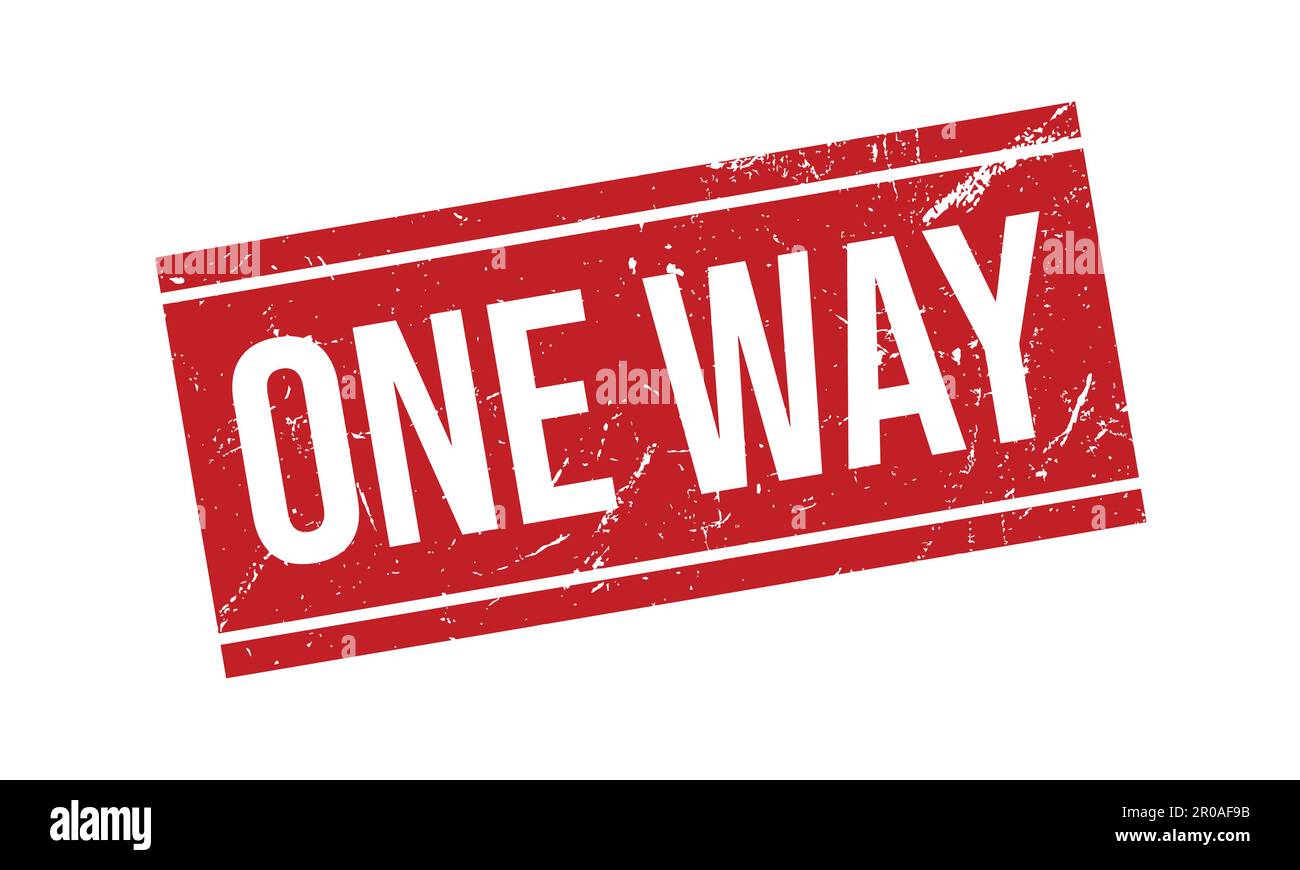 One way stamp hi-res stock photography and images - Alamy