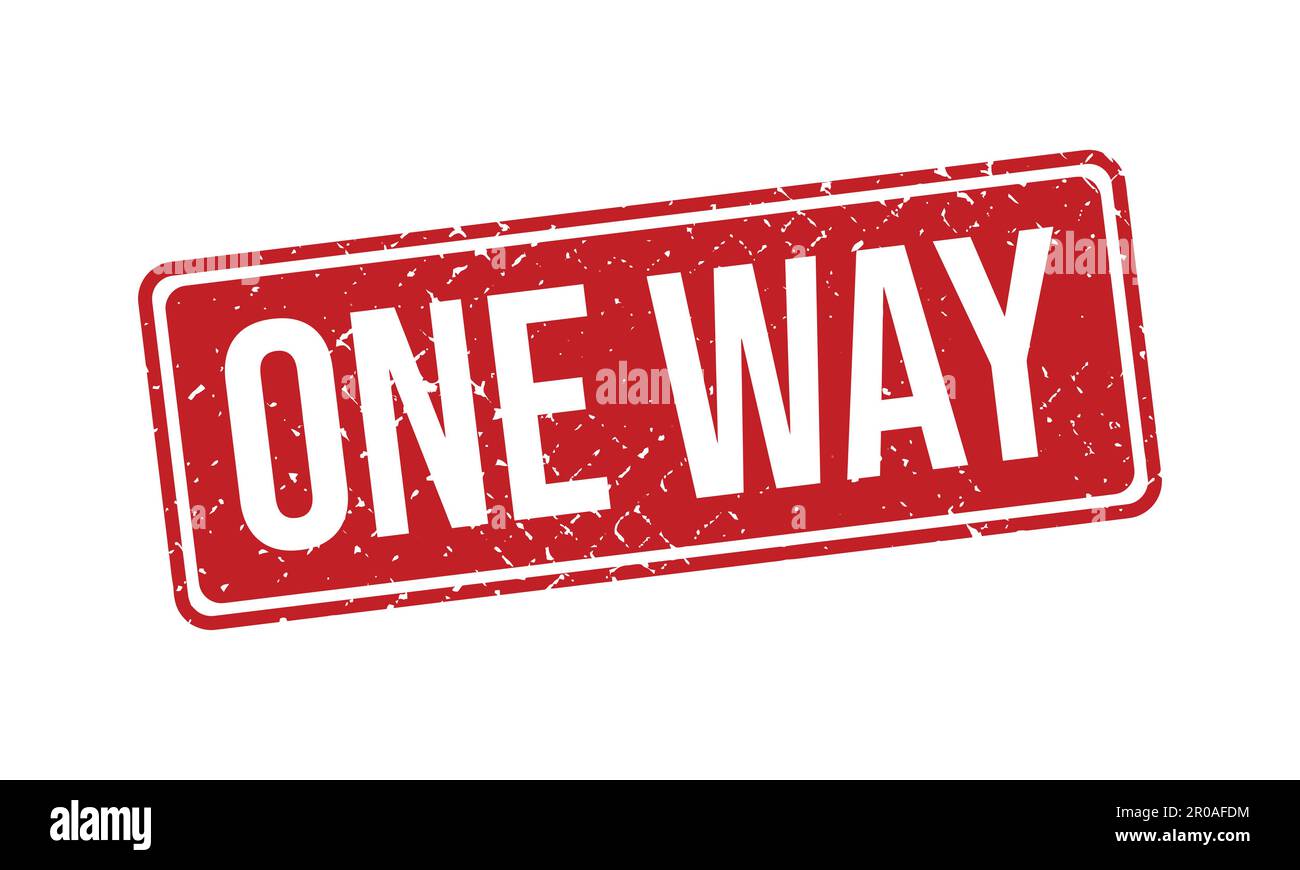 One way stamp hi-res stock photography and images - Alamy