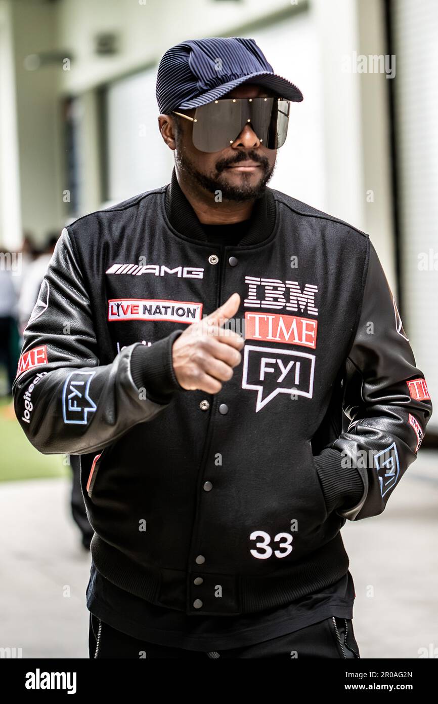 The singer and lead member of the black eyed peas hi-res stock ...