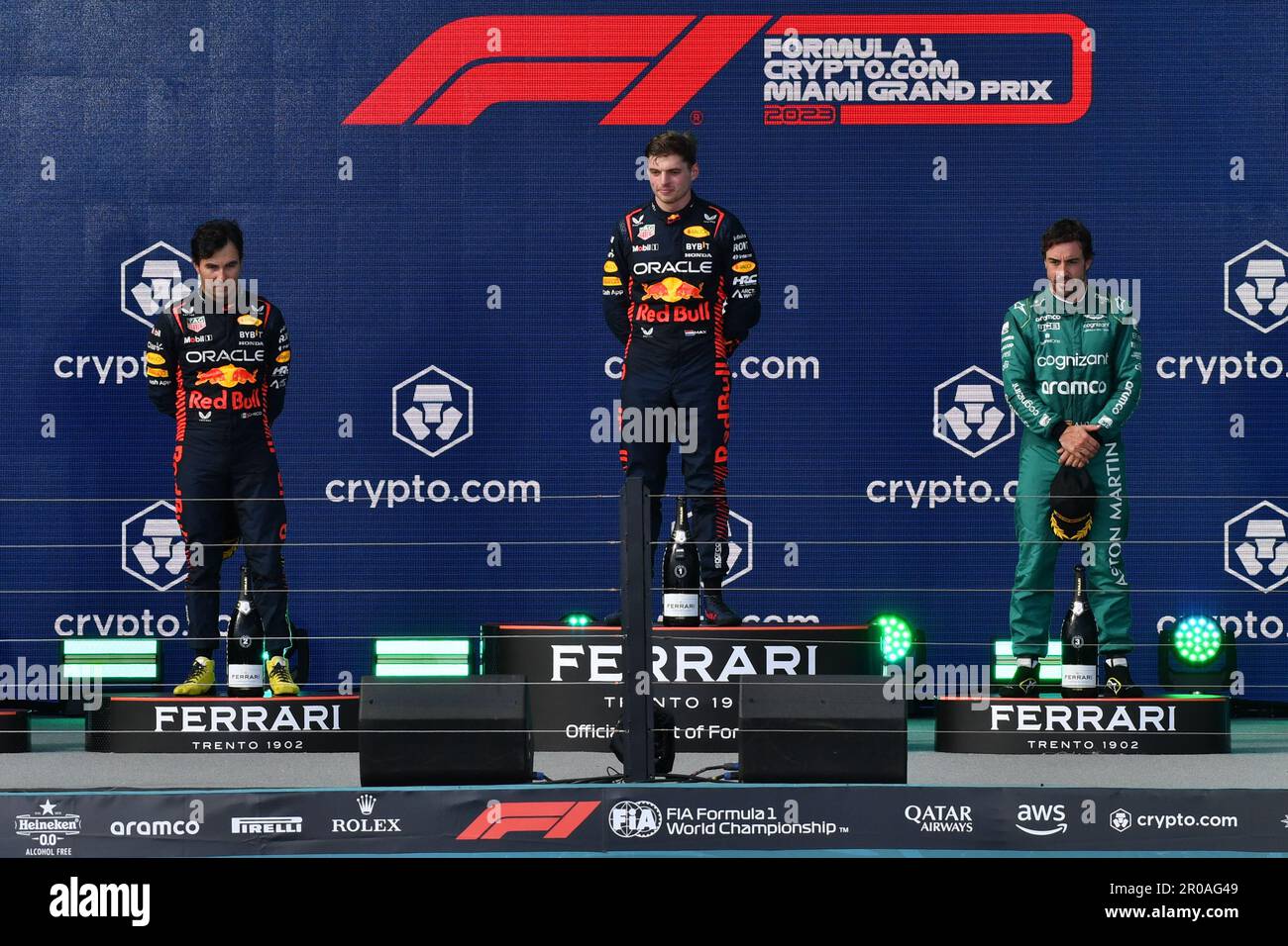 Miami, USA. 07th May, 2023. MIAMI, Florida, USA 07. May 2023; PODIUM ...