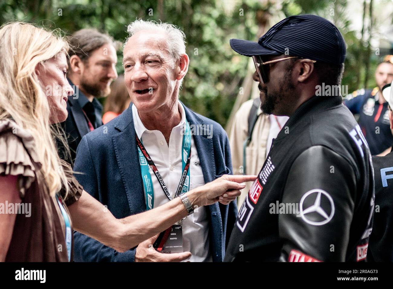 Will i am greg maffei ceo of liberty media hi-res stock photography and ...