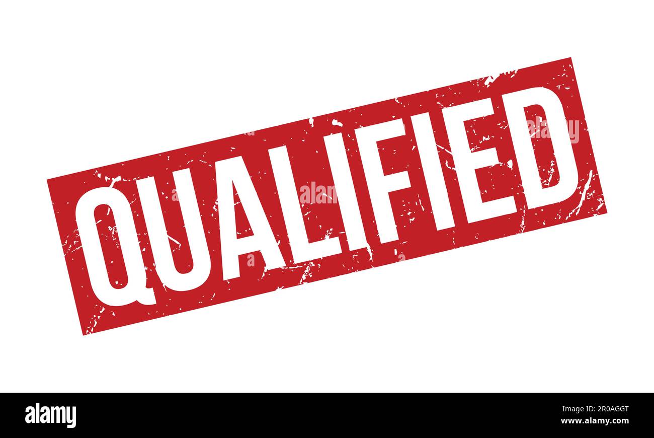 Qualified stamp Stock Vector Images - Alamy