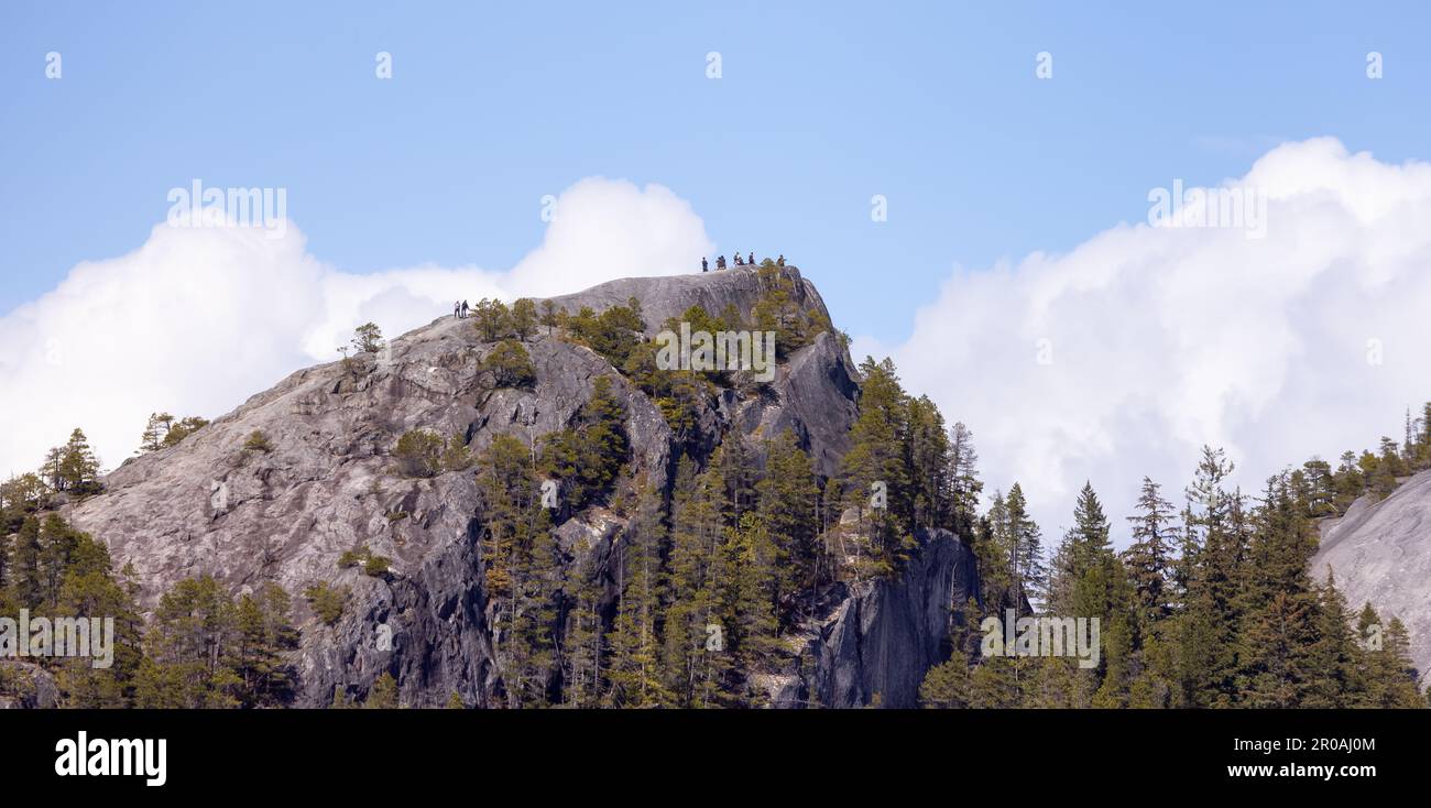 Rocky cliffs on Chief Mountain in Squamish, BC, Canada Stock Photo - Alamy