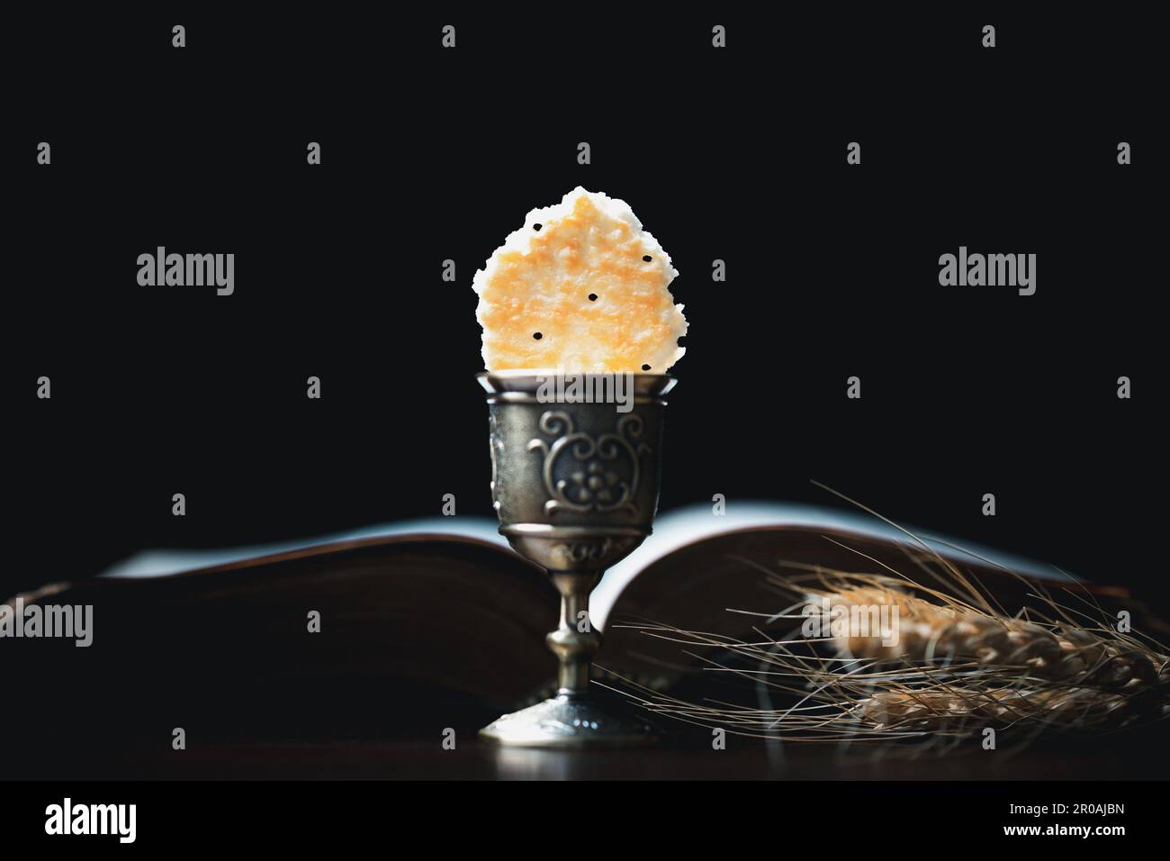 Concept of Eucharist or holy communion of Christianity. Eucharist is ...