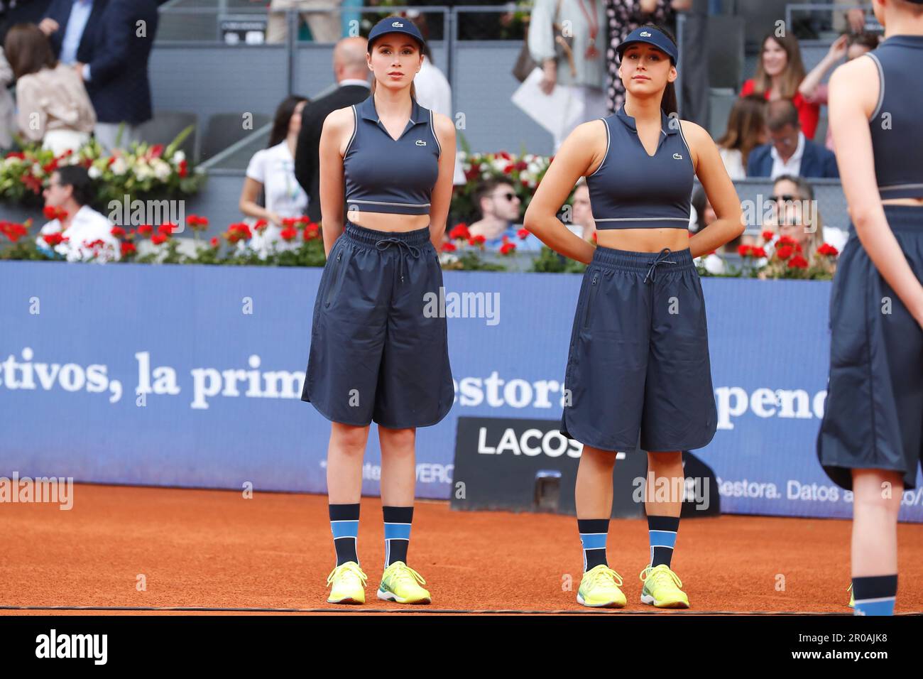 Madrid, Spain. 7th May, 2023. General view of ball girls Tennis : Ball ...