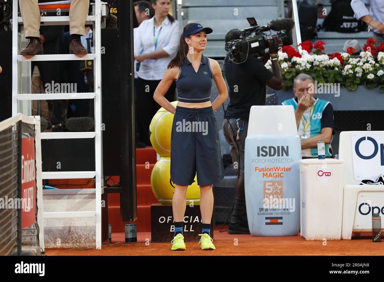 Madrid, Spain. 7th May, 2023. General view of ball girls Tennis : Ball ...