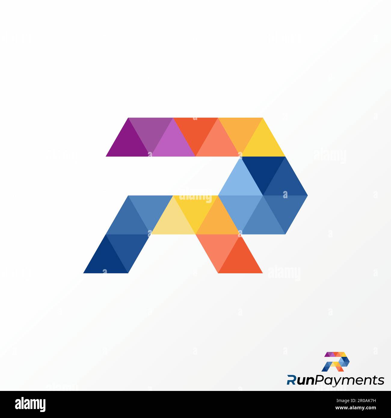 Logo design graphic concept creative abstract premium free vector stock letter R fast cut font ...