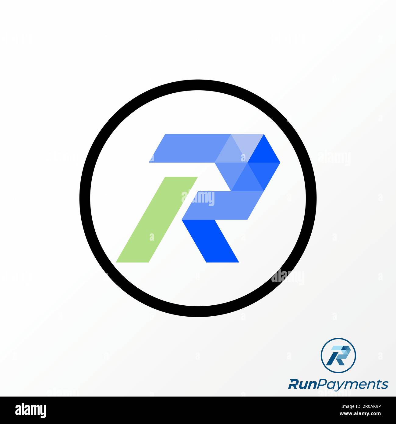 Logo design graphic concept creative abstract premium free vector stock letter R fast cut font ...