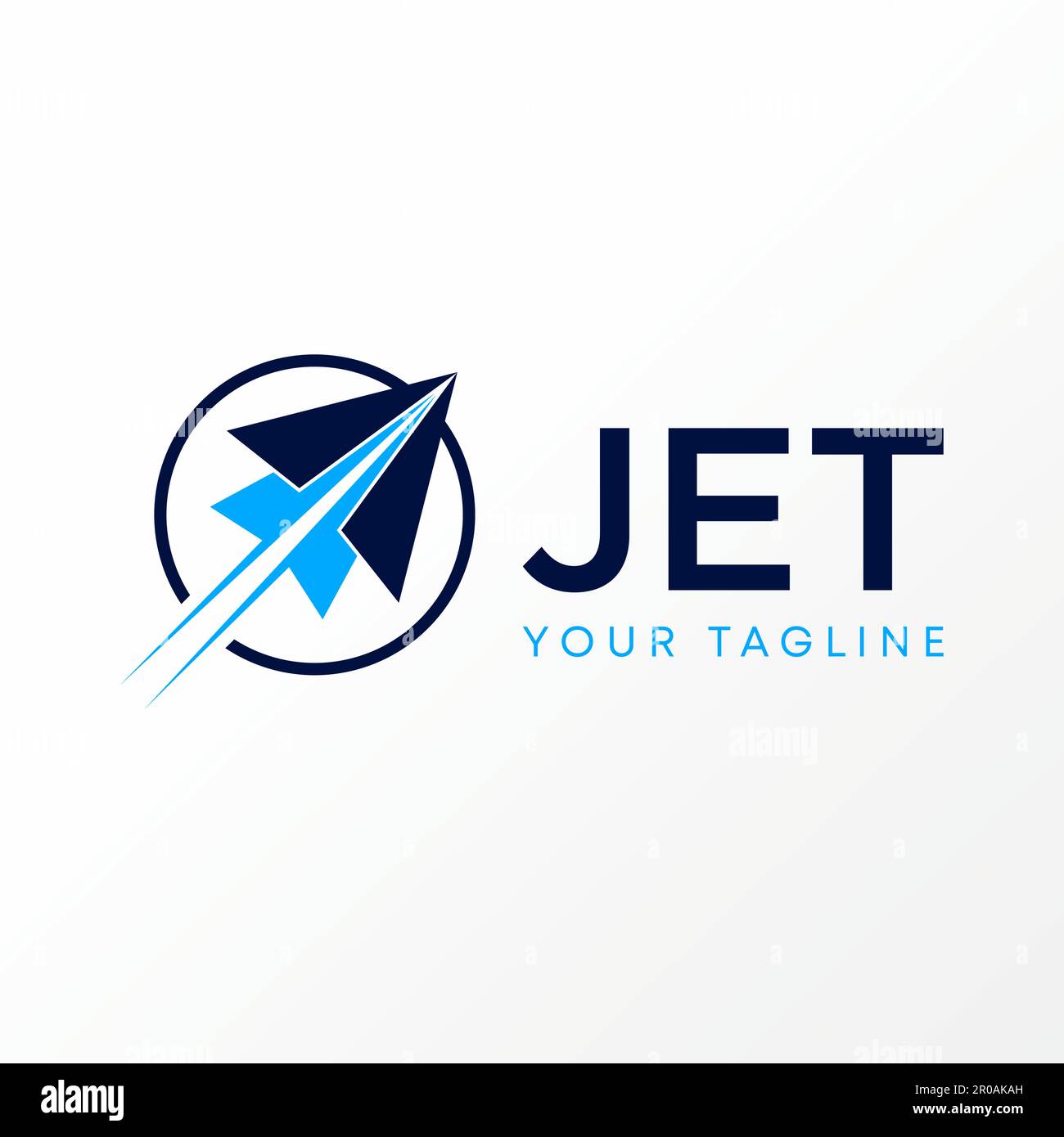 Logo design graphic concept creative abstract premium free vector stock paper airplane fast ...