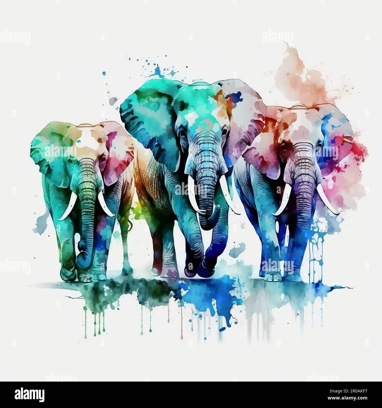 Vibrant Watercolor Paintings