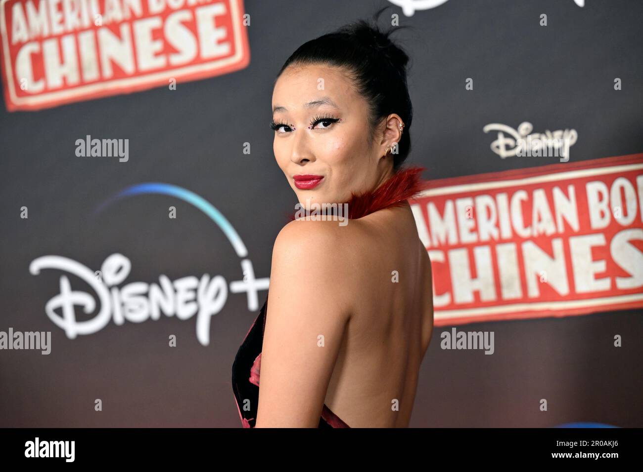 Nadya Okamoto attends the premiere of the Disney+ original series ...