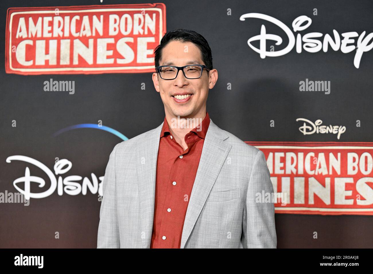 Gene Luen Yang attends the premiere of the Disney+ original series ...