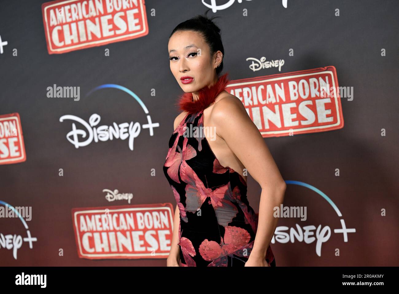 Nadya Okamoto attends the premiere of the Disney+ original series ...