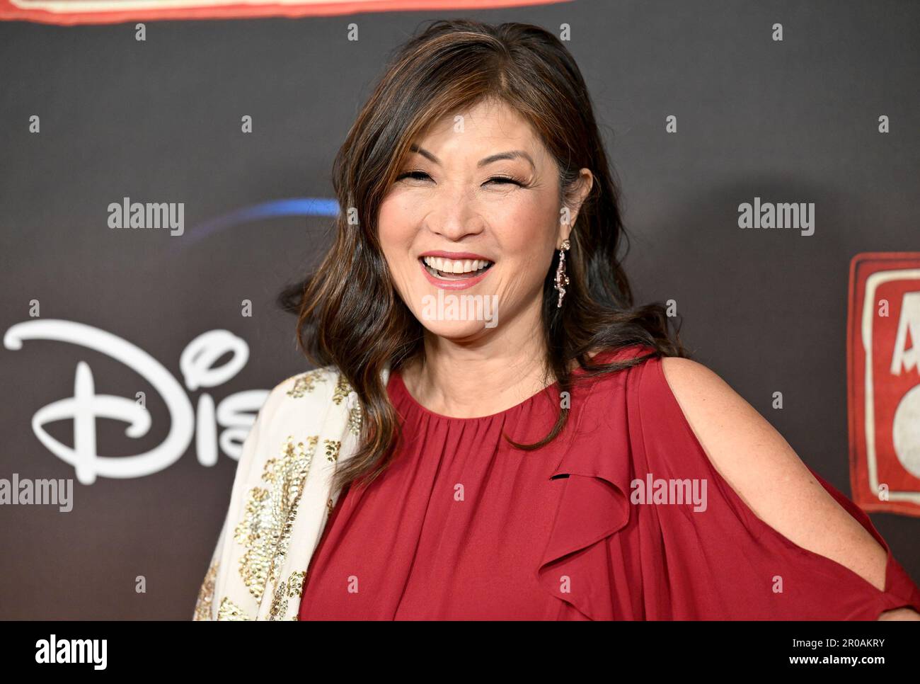 Juju Chang attends the premiere of the Disney+ original series ...