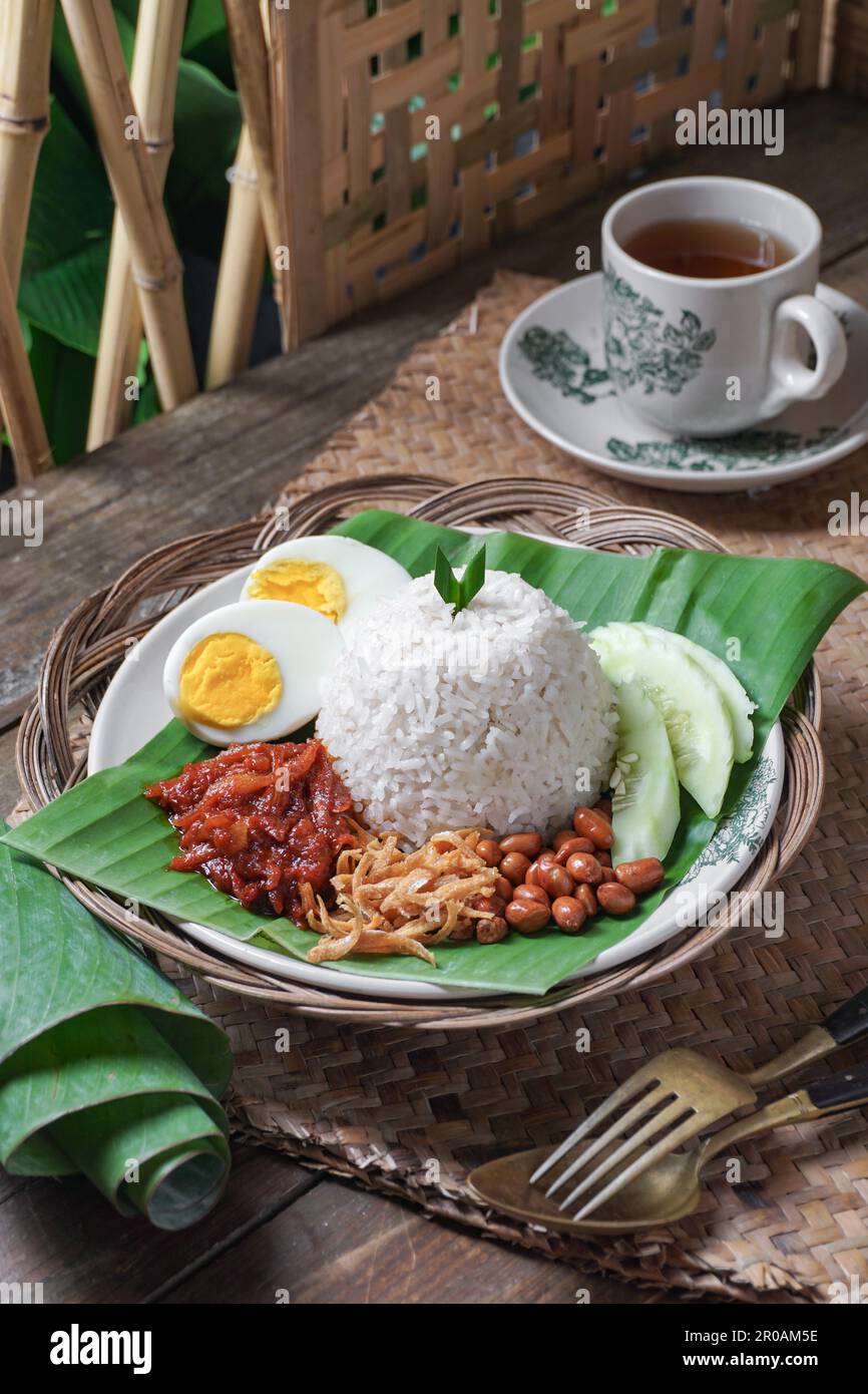 Asian cuisine Nasi Lemak is a rice dish infused with coconut milk ...